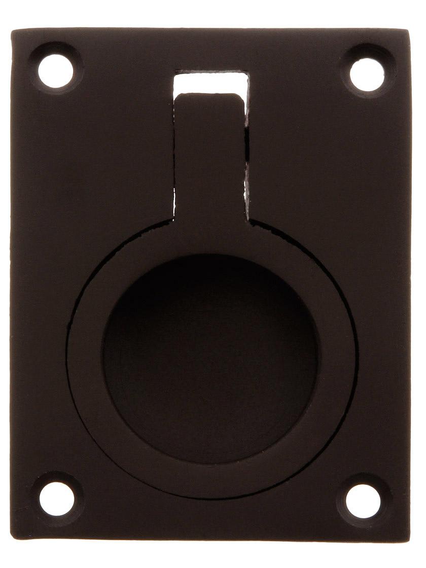 Solid Brass Flush Mount Ring Pull - 2 1/2-Inch x 1 7/8-Inch | House of Antique Hardware